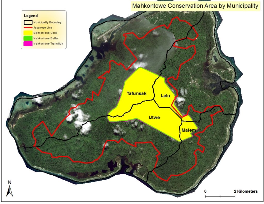 Mahkontowe | Kosrae State Historic Preservation Office